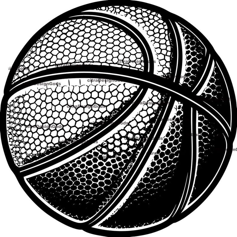 Basketball Ball SVG / Basketball Art Svg / Basketball Silhouette ...