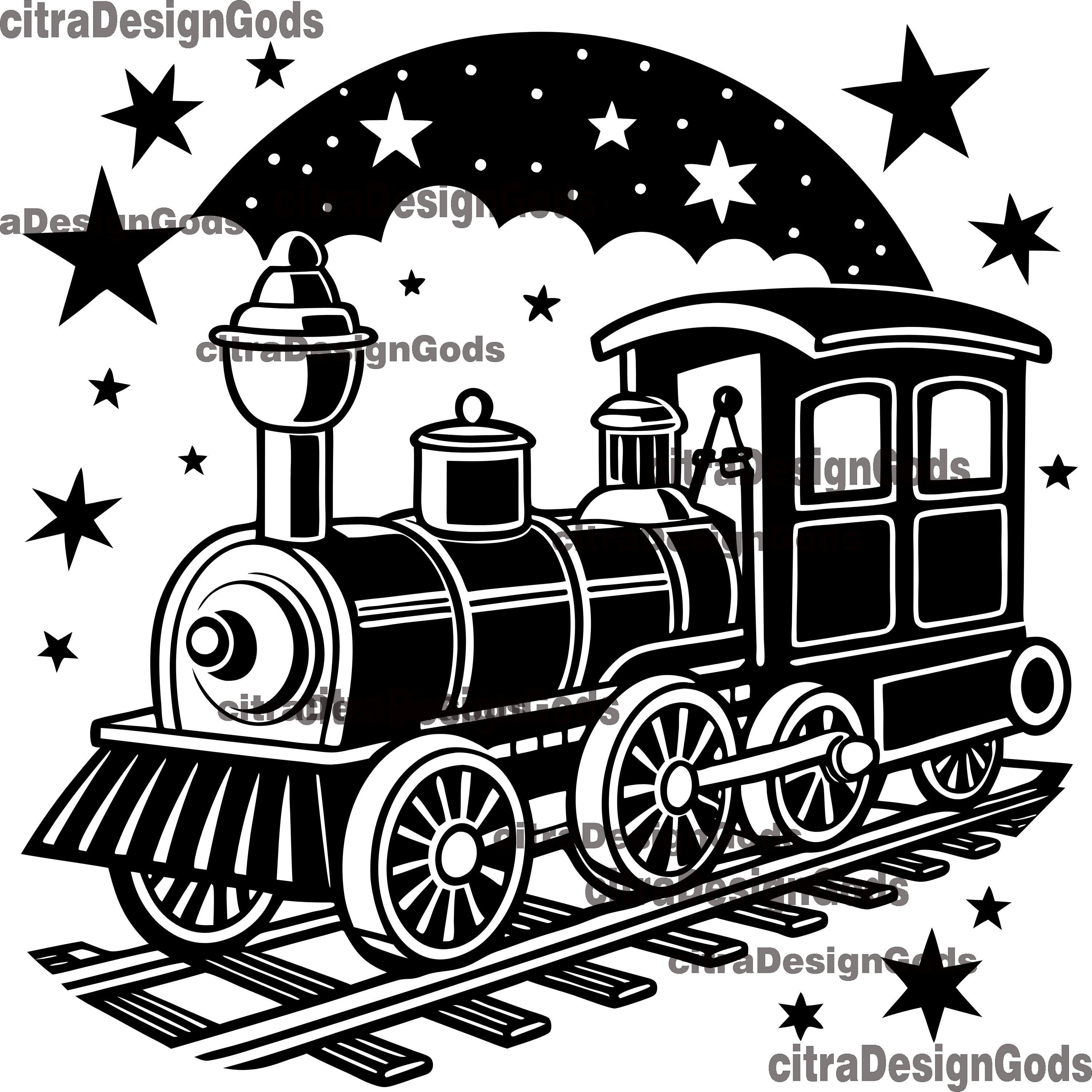 Zug SVG, Kinder Zug Clipart, Kinder Zug Vektor svg, Zug Png, Eps, Ai ...