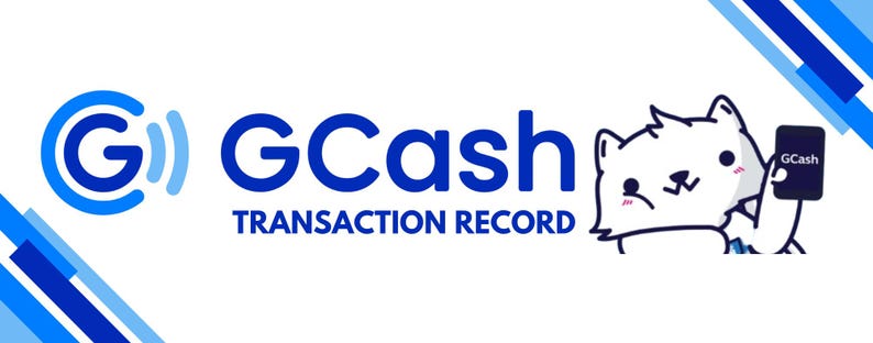 Gcash Transaction Record and Slip - Etsy