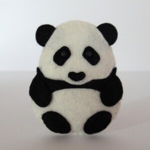Felt Paco the Panda and Bamboo Sewing PDF Pattern, DIY Finger Puppet ...