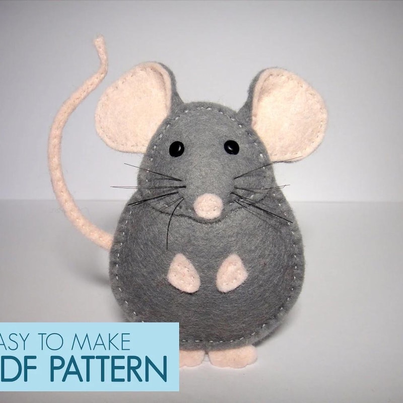 Felt Mouse Pattern - Etsy