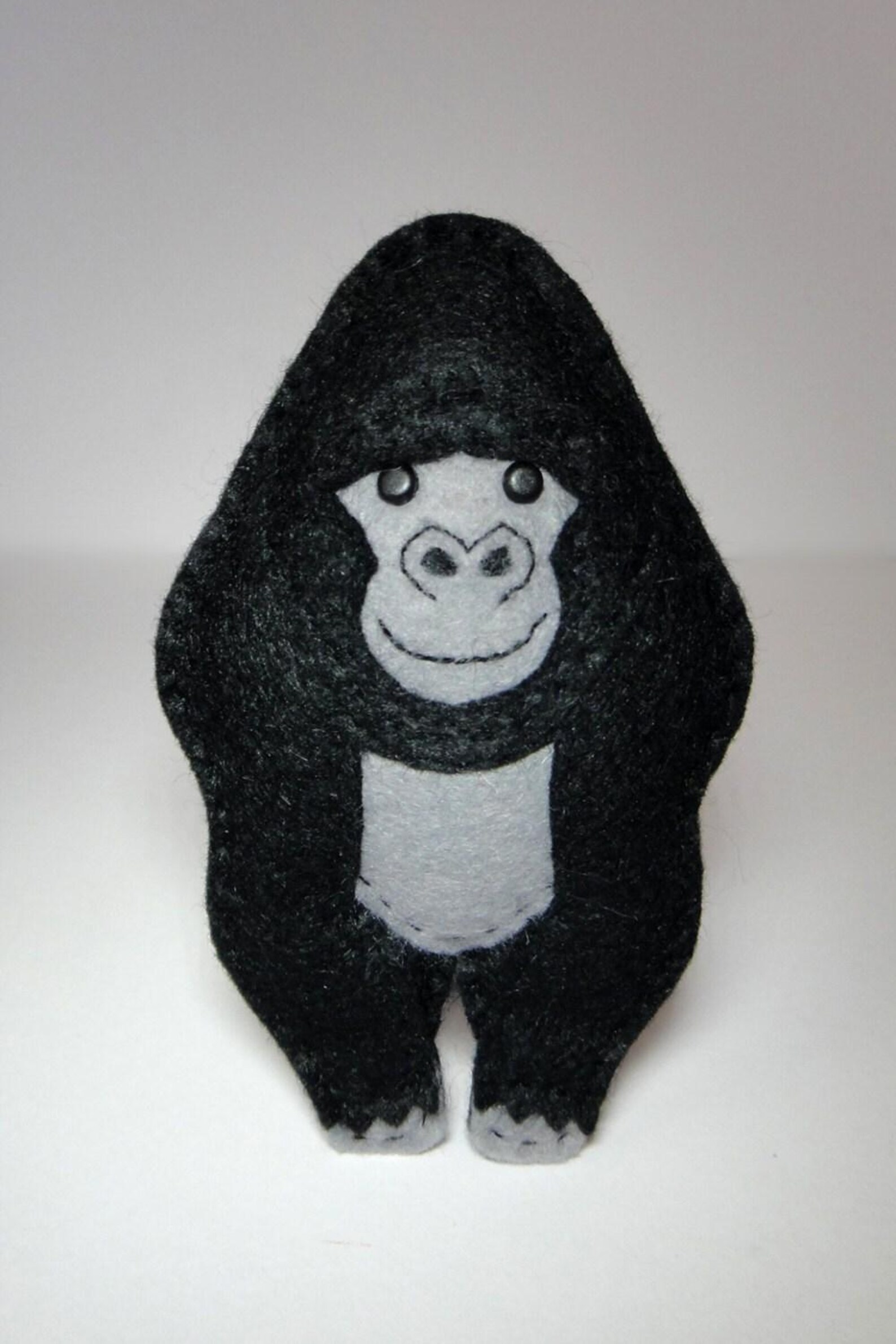 Felt Gerry the Gorilla Sewing PDF Pattern, Stitching Tutorial, DIY ...