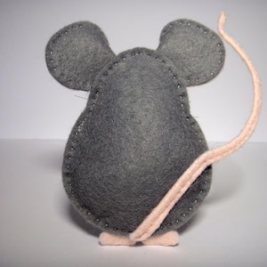 Felt Pablo the Mouse Sewing PDF Pattern, Stitching Tutorial, DIY Finger ...