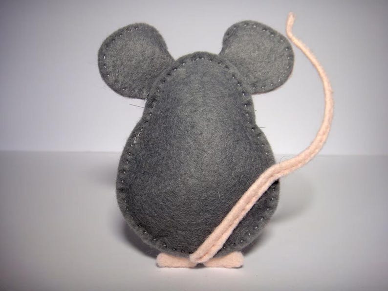 Felt Pablo the Mouse Sewing PDF Pattern, Stitching Tutorial, DIY Finger ...