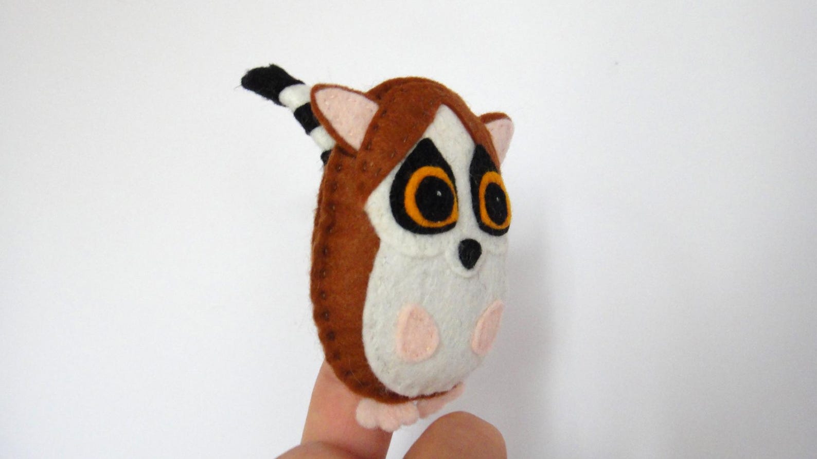 Felt Oliver the Lemur Sewing PDF Pattern, Stitching Tutorial, DIY ...