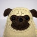 Felt Harold the Pug Sewing PDF Pattern, DIY Finger Puppet, Plush ...