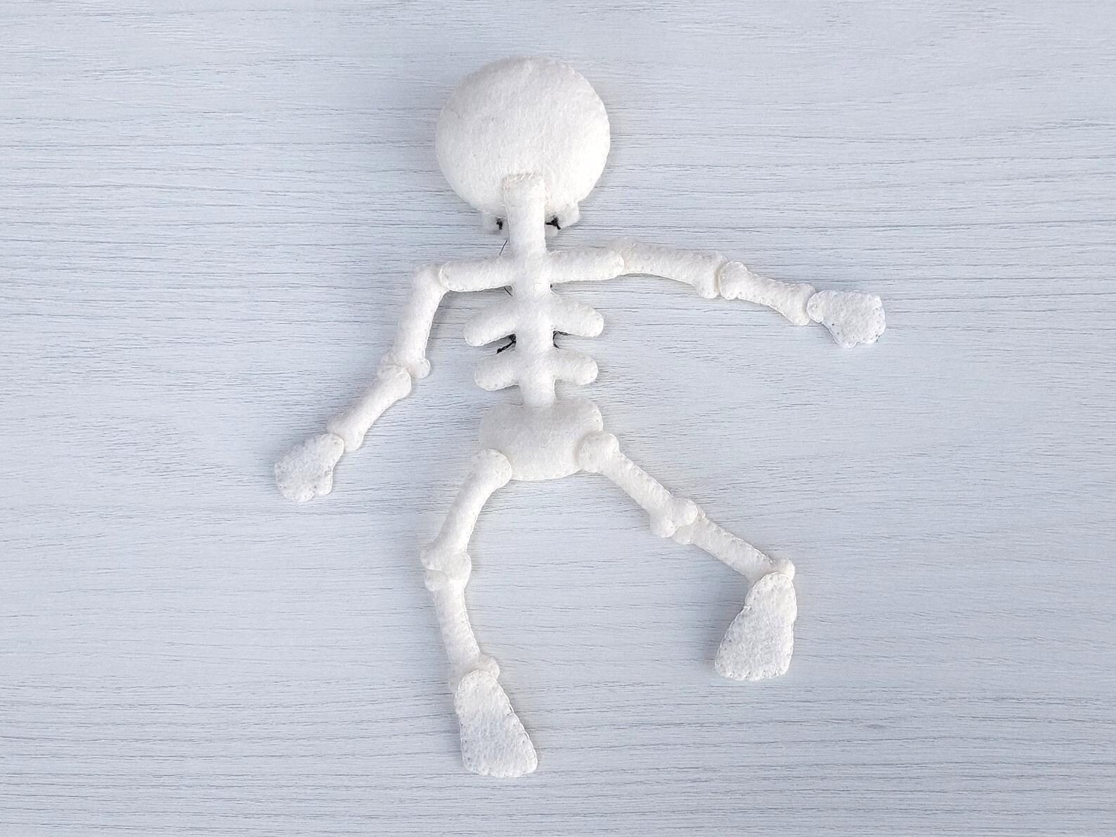 Felt Skeleton Sewing PDF Pattern, Spider, Stitching Tutorial, DIY Plush ...
