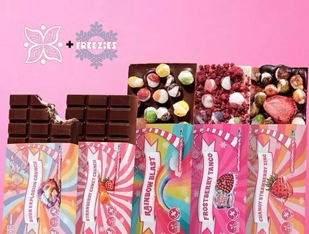 5 Pcs Chocolate Bar With Freezies Inside | Swedish Candy Bubs Swedish ...