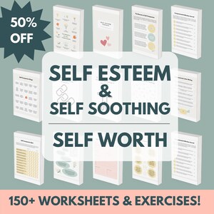 Self Worth Worksheet and Cards Bundle, Self Esteem, Confidence, Teen ...
