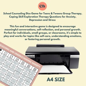 Dice | Self Esteem Game | Confidence Building Game | School Counseling ...