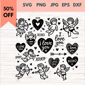 Valentines Cupid Png, Heart Svg, Hand Drawn Heart Svg, Open Heart Svg ...