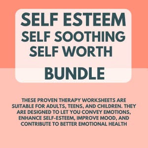Self Worth Worksheet and Cards Bundle, Self Esteem, Confidence, Teen ...