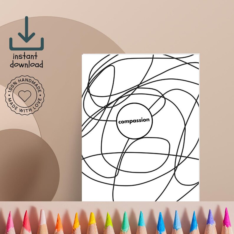 Coloring Book, Calming Corner Poster Bundle | Coping Skills for Kids ...