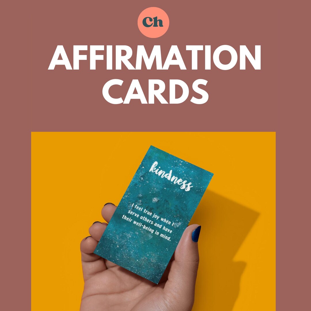 Uplifting Affirmation Cards for Daily Confidence & Motivation Positive ...