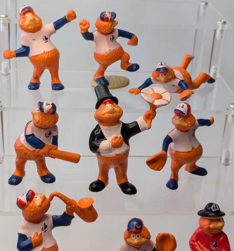 Vintage - 1986 Baseball Team EXPOS - Mascot YOUPPI - Figurine Complete ...