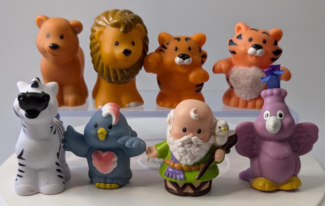 Fisher-price Little People - Lot of 8 Toys - Figurine - Animals - Noah ...