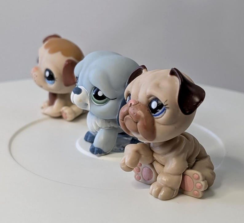Hasbro - Littlest Pet Shop - LPS - Set of 3 Dogs - St. Bernard #1087 ...
