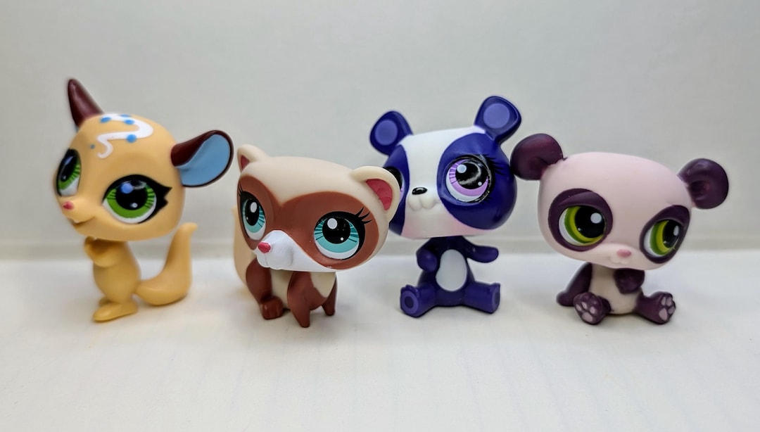Hasbro - Littlest Pet Shop - LPS - Set of 4 - Ferret #3169, Switzerland ...