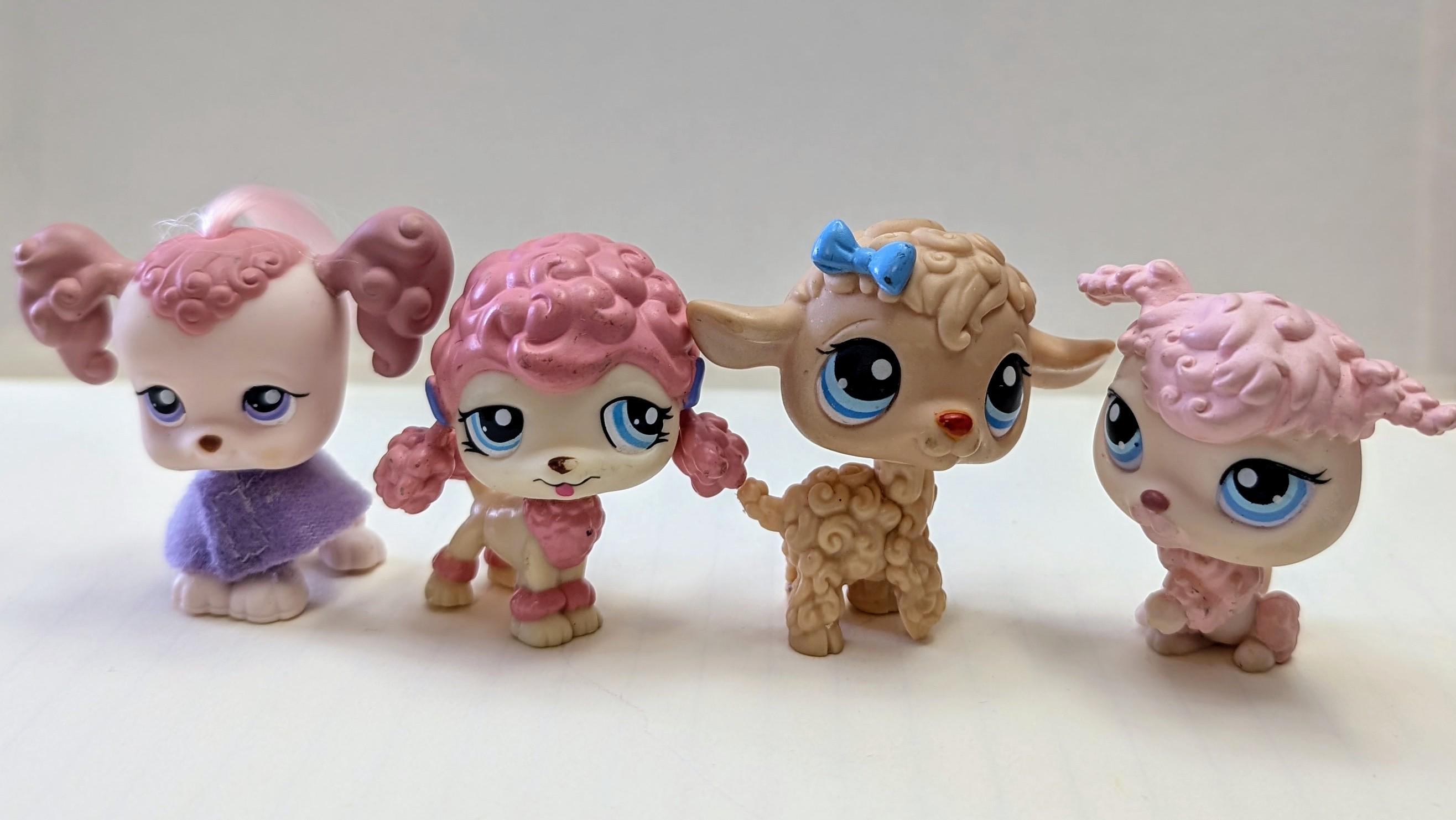 Hasbro Littlest Pet Shop LPS Set of 4 3 Dogs: Poodle and 1 Lamb - Etsy