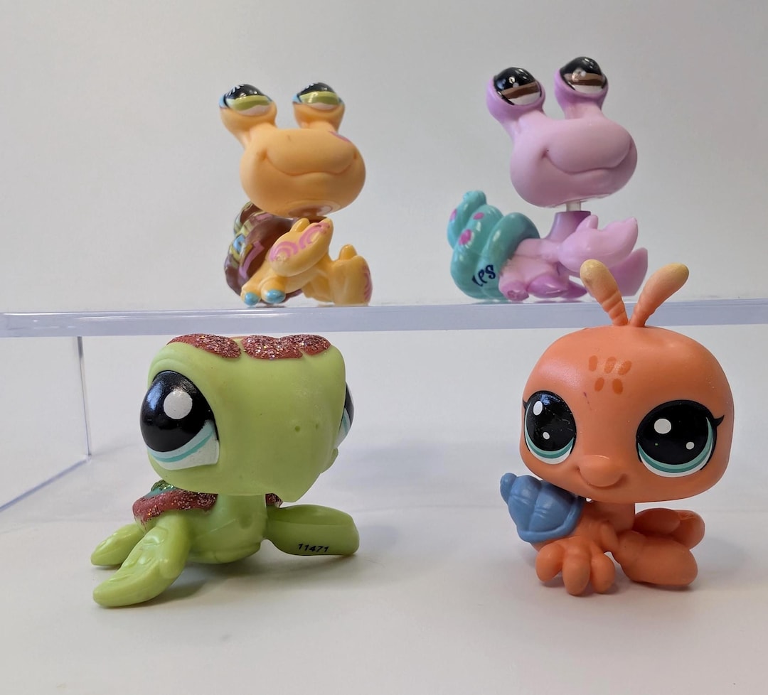 Littlest Pet Shop - Hermit Crab - Turtle - LPS - Authentic - Hasbro - Etsy