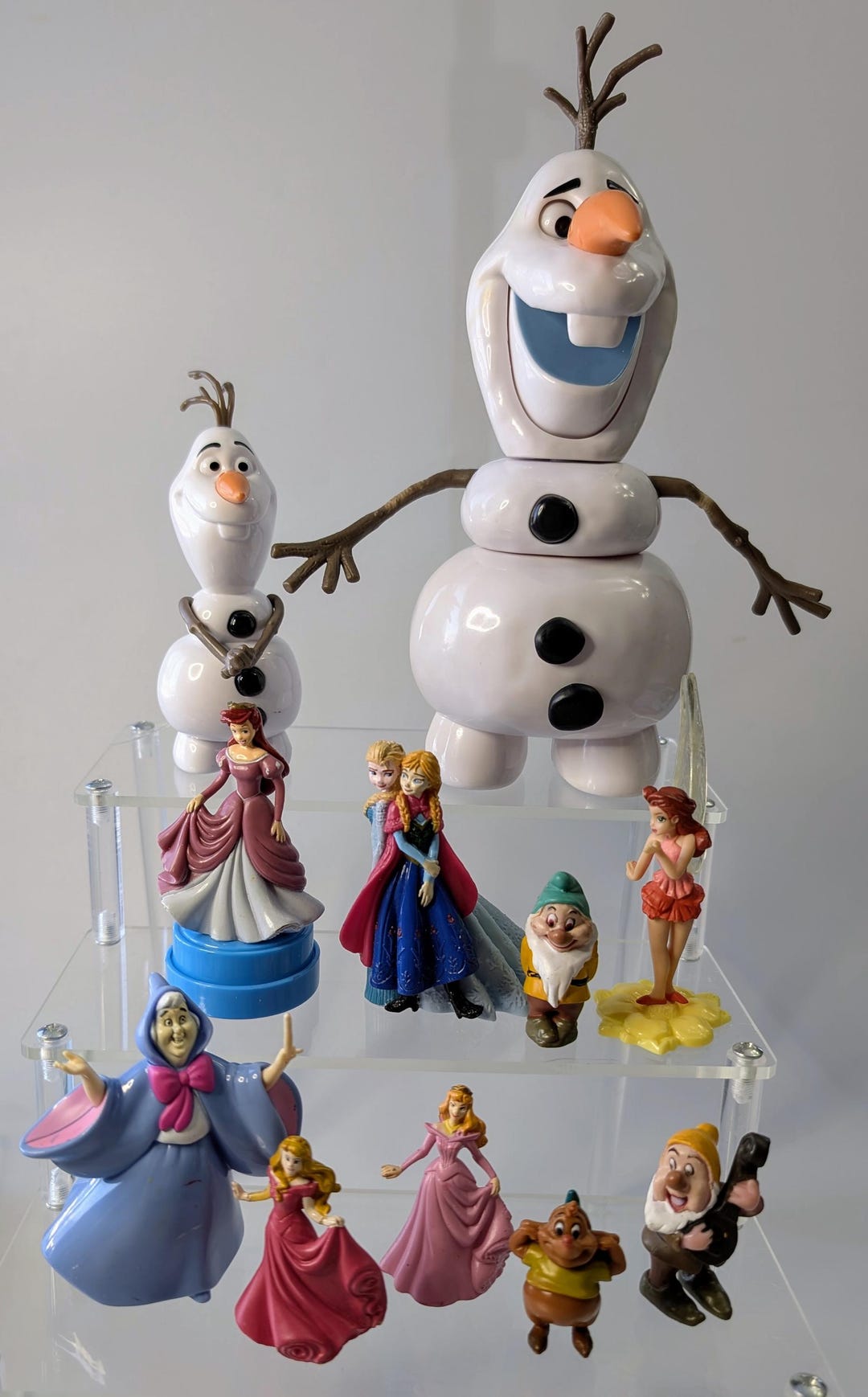 Disney Princess & Frozen - Set of Action Figure - PVC Toys - Olaf Made ...