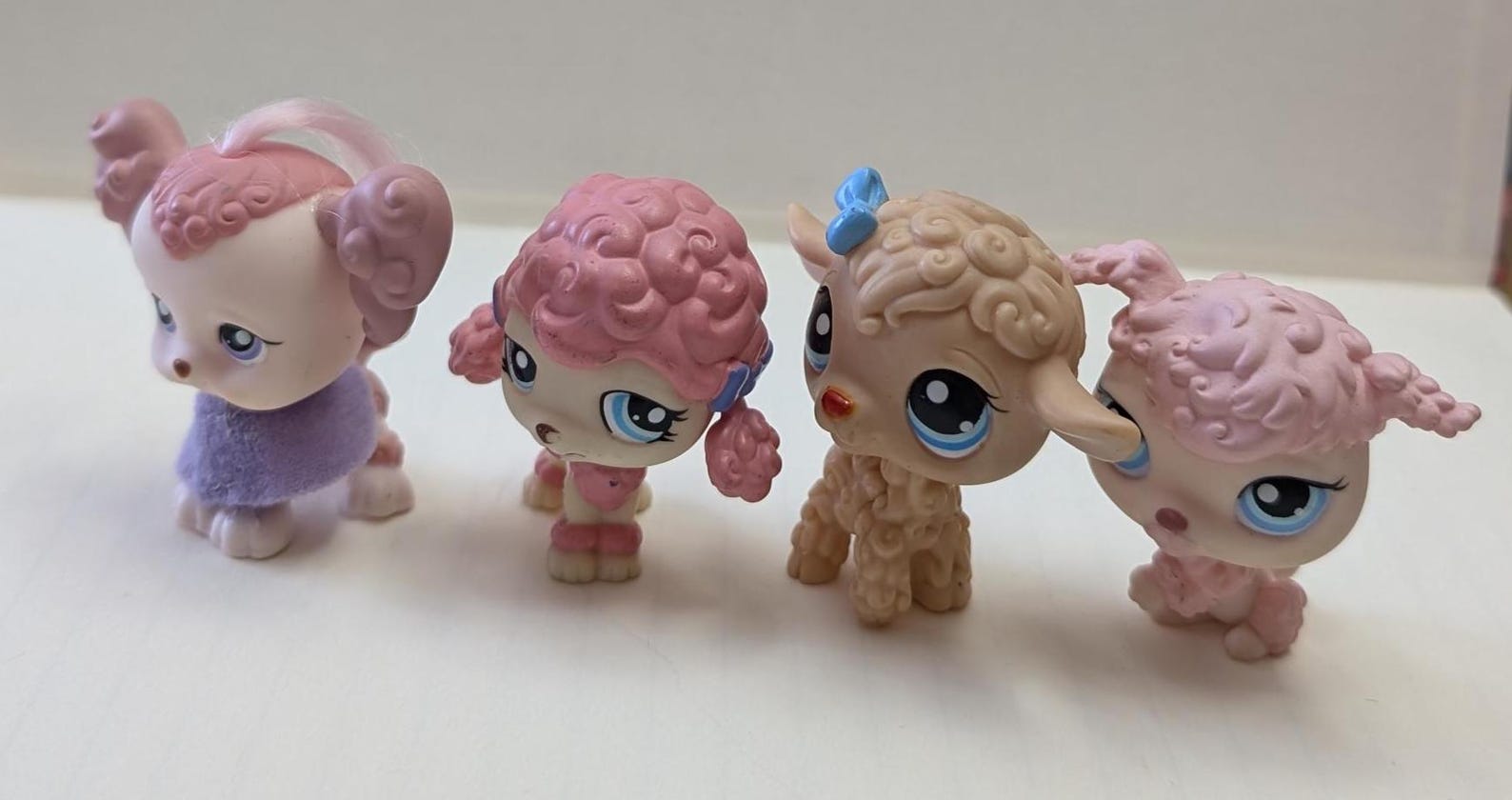 Hasbro Littlest Pet Shop LPS Set of 4 3 Dogs: Poodle and 1 Lamb - Etsy