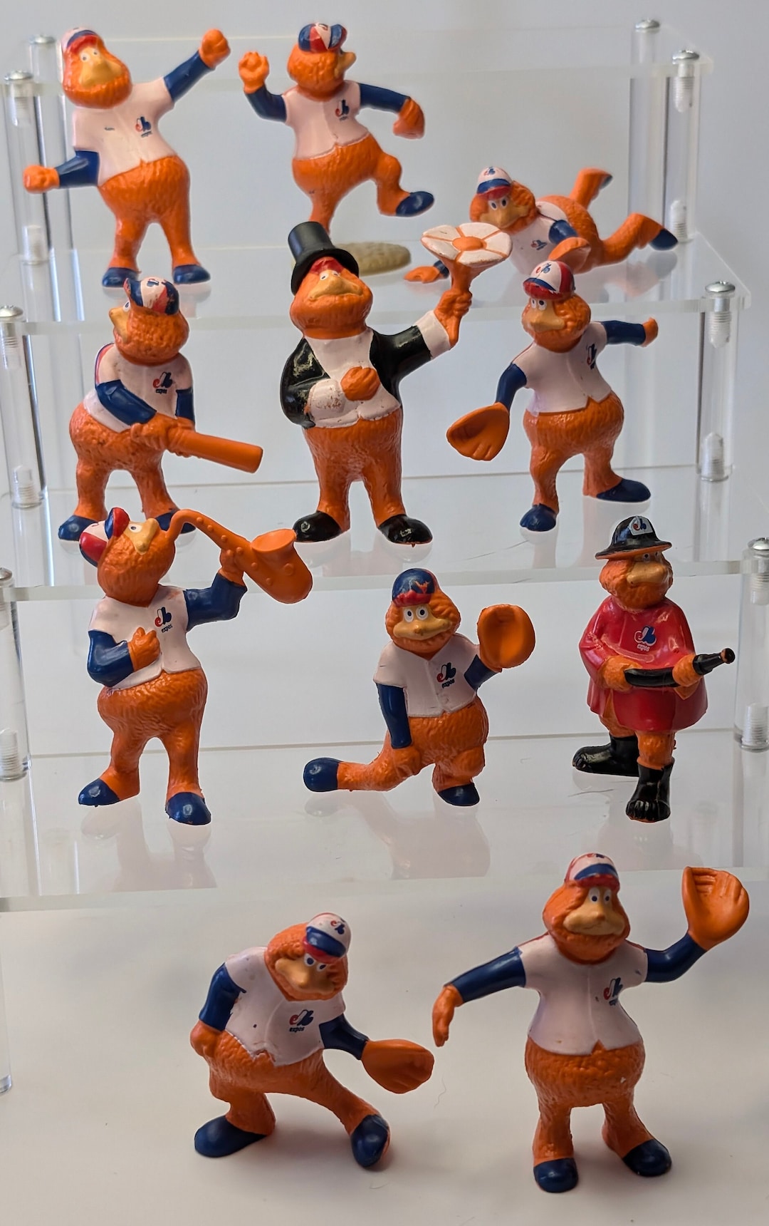 Vintage - 1986 Baseball Expos Mascot Figurines Lot - YOUPPI - by ...