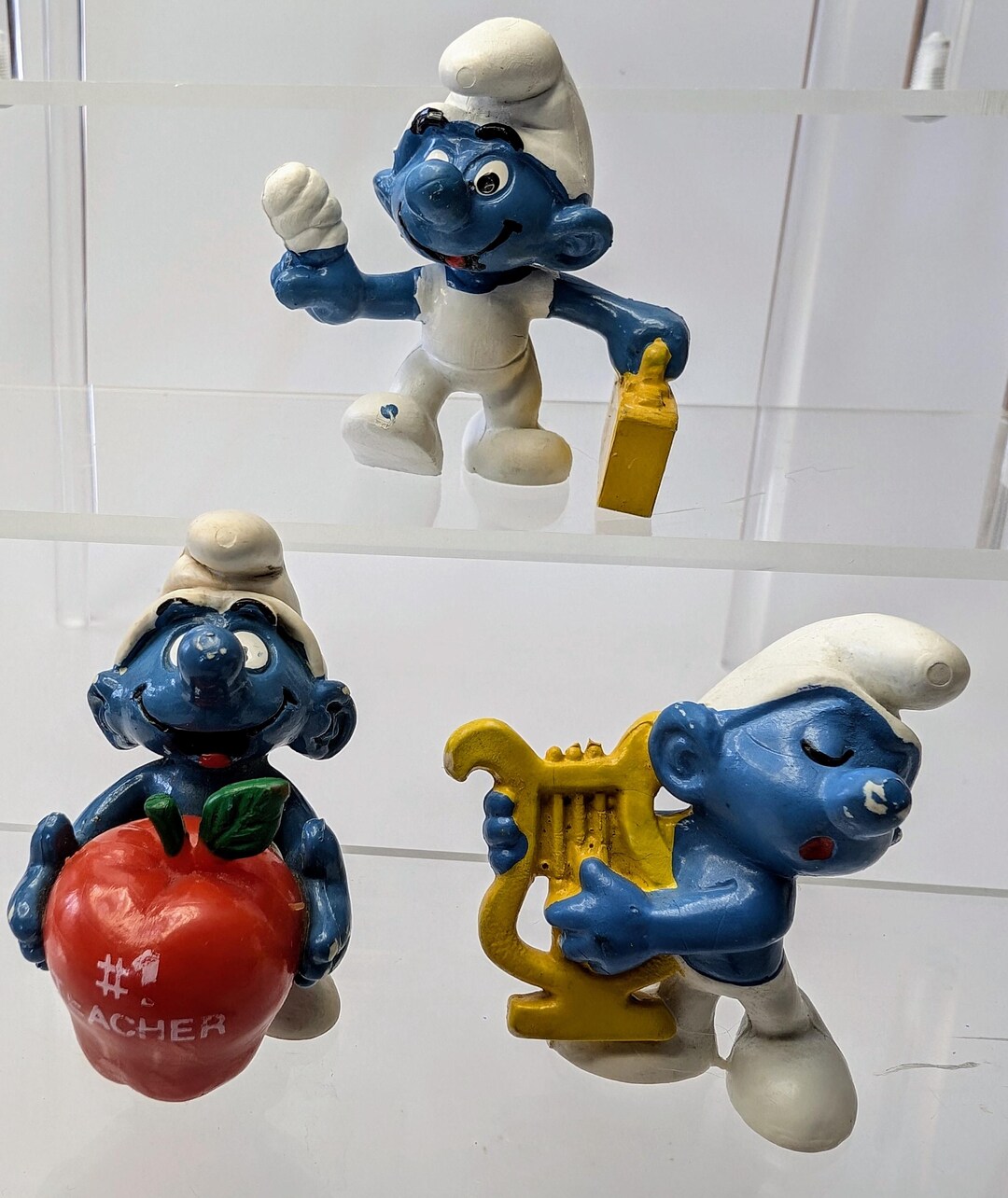 Vintage - the Smurfs - Small PVC Figurines - Lot of 3 - 2''tall - Etsy