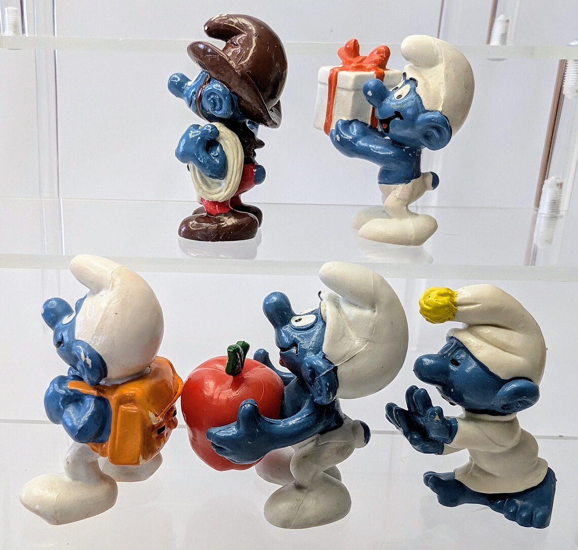 Vintage - the Smurfs - Small PVC Figurines - Lot of 5 - 2''tall - Etsy