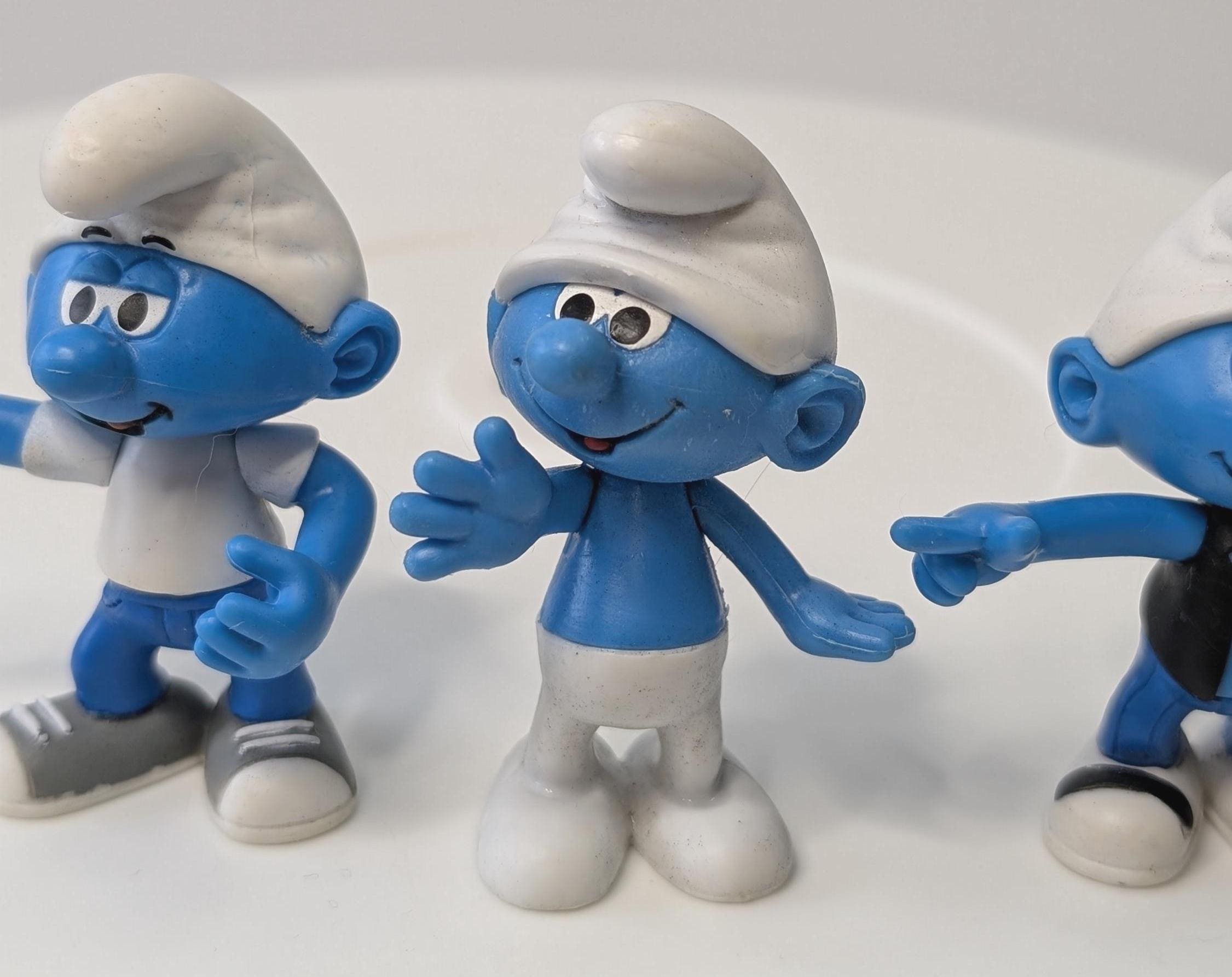 Vintage - the Smurfs - Small PVC Figurines - Lot of 3 - More Recent - Etsy