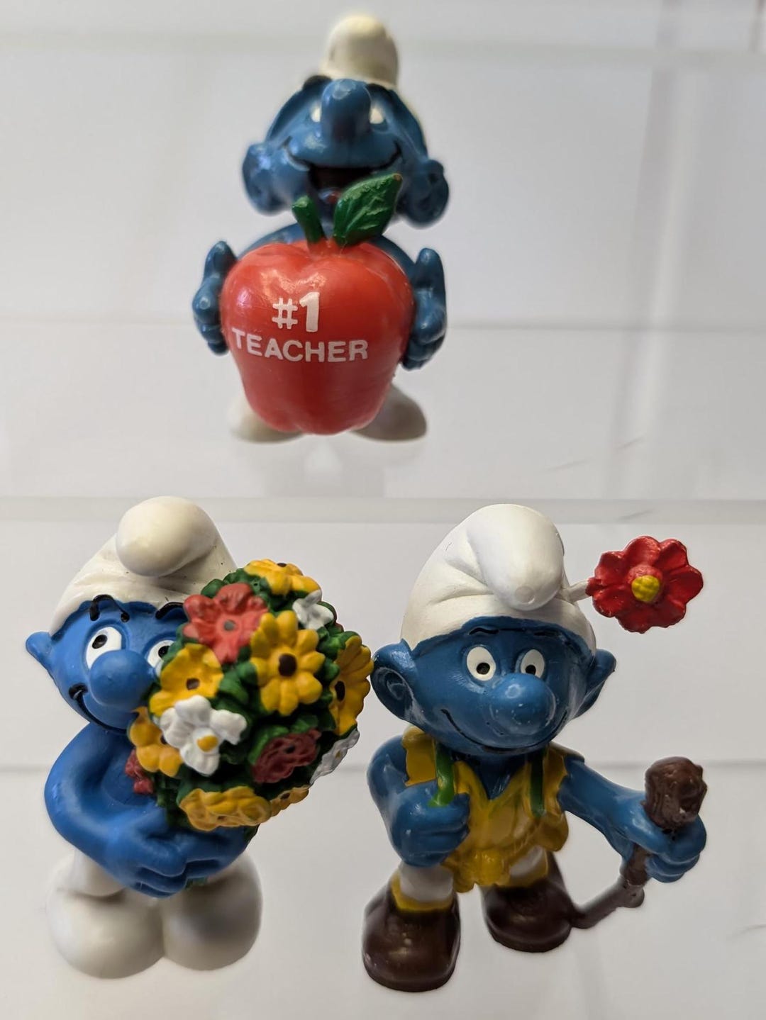 Vintage - the Smurfs - Small PVC Figurines - Lot of 3 - 2''tall - Etsy