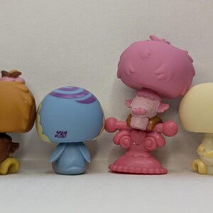 Hasbro - Littlest Pet Shop - LPS - Set of 4 - Pink Owl #496, Brown Owl ...