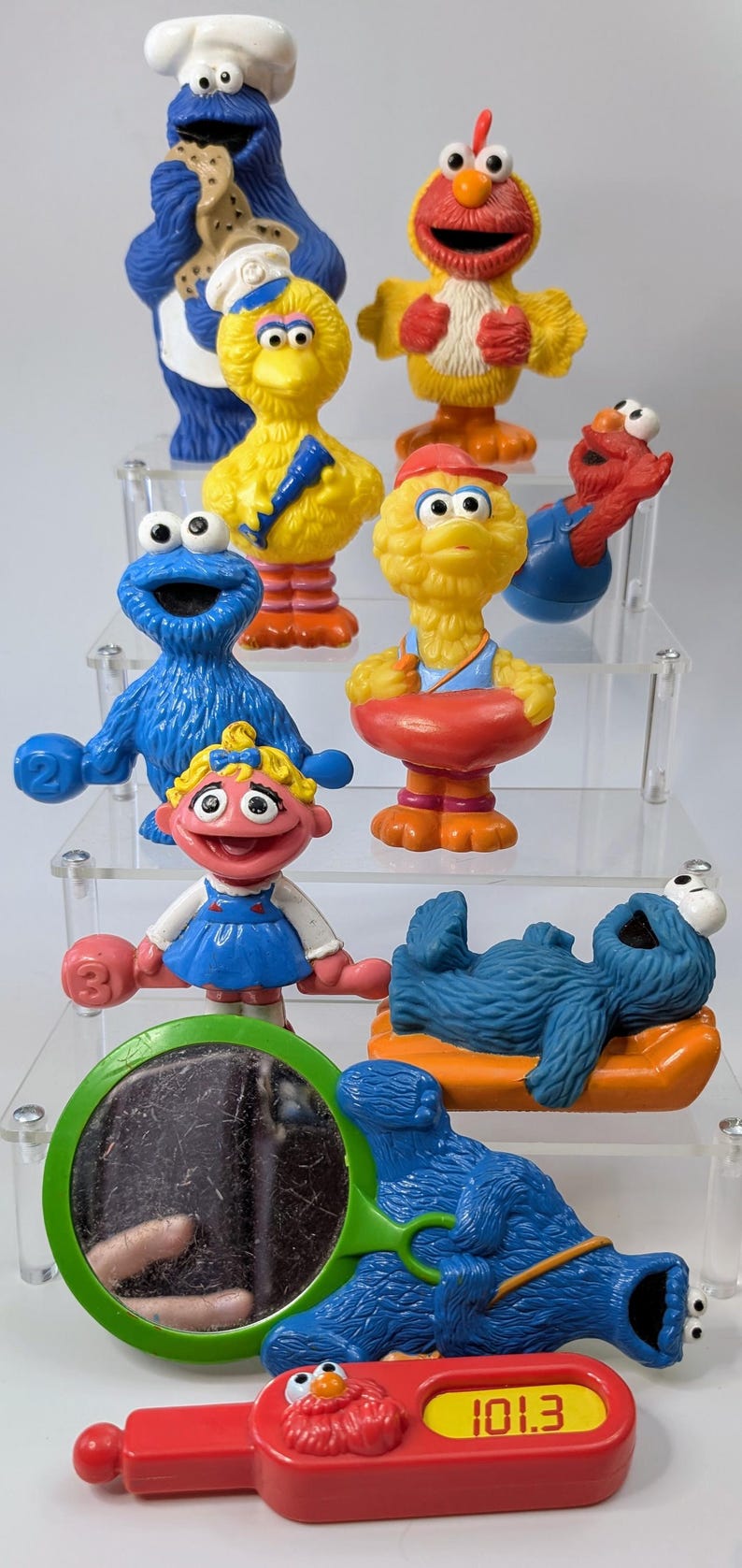 Jim Henson - the Muppets / Sesame Street - Lot of 10 Toys - 3''tallest ...