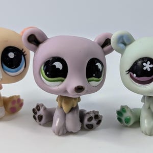 Hasbro - Littlest Pet Shop - LPS - Mint Bear #794 - Bear Fishing #2429 ...