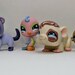 Hasbro - Littlest Pet Shop - LPS - Set of 4 - Hamster #45, Parakeet ...