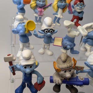 Mcdonald's - Happy Meal - Smurfs - Set of 15 - Etsy