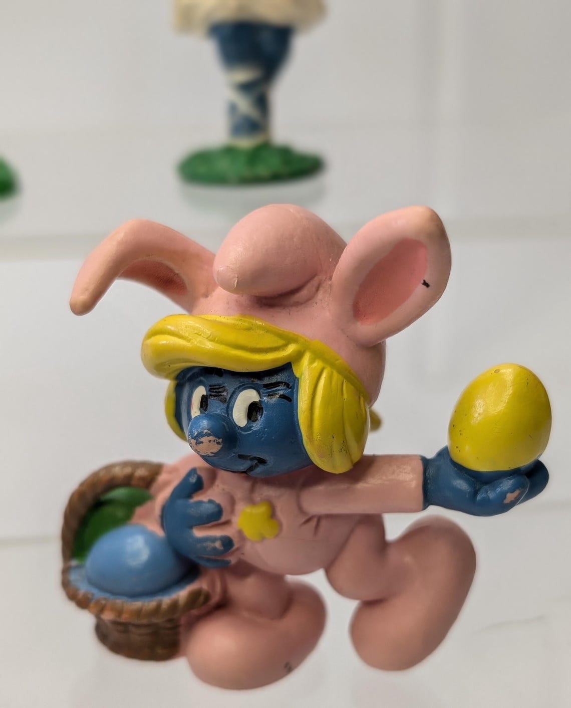 Vintage - Smurfette/ Smurfette - Small PVC Figurines - Lot of 4 - 2 ...