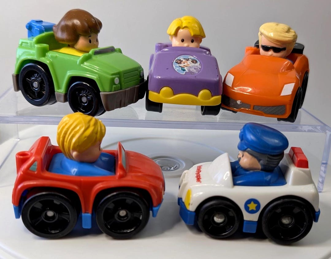 Fisher-price Little People - Wheelies - Car - Launch & Loop - Lot of 5 ...