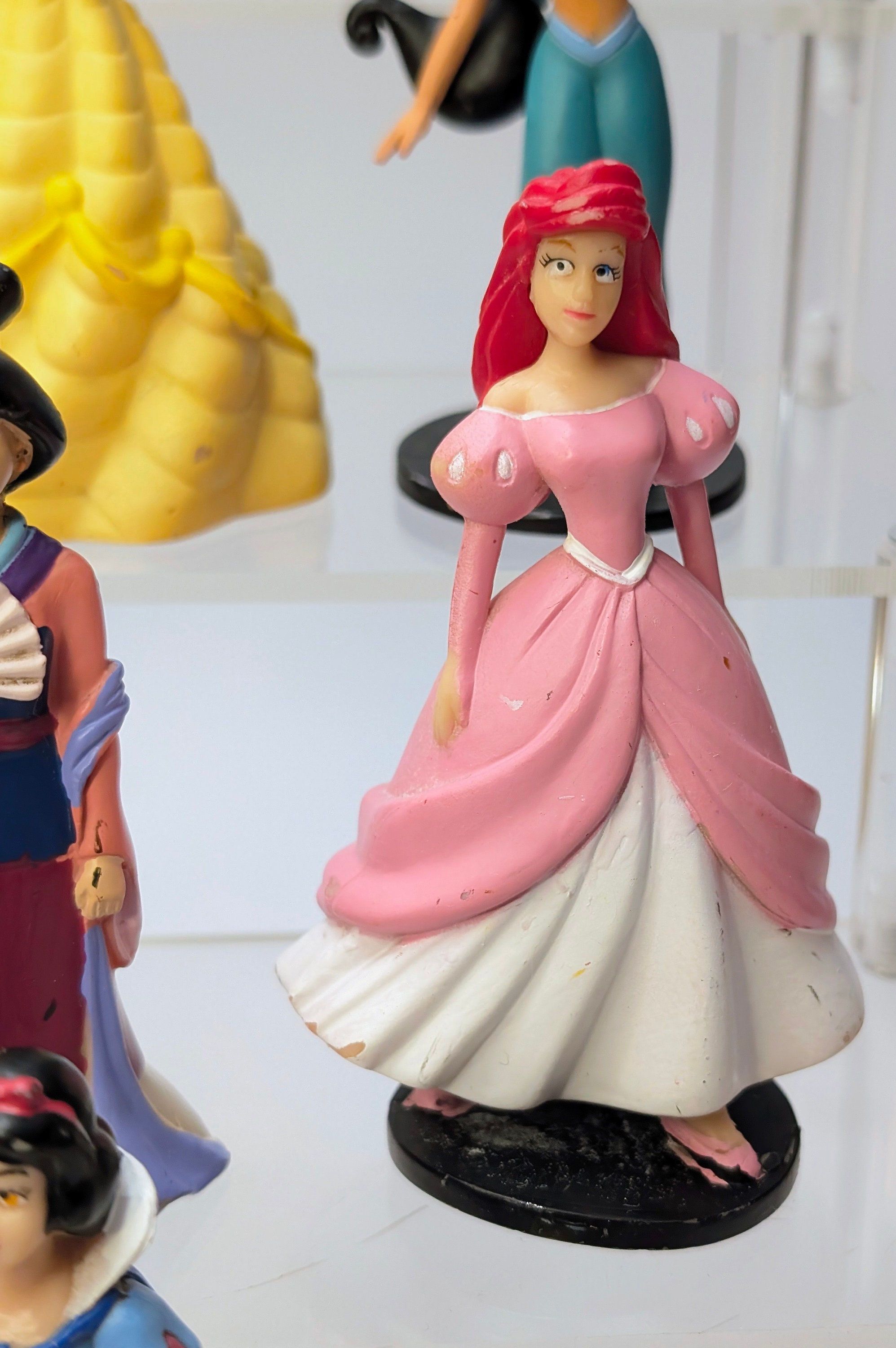Disney Princess / Princess Set of Action Figures PVC Toys 3.5'' Tall - Etsy