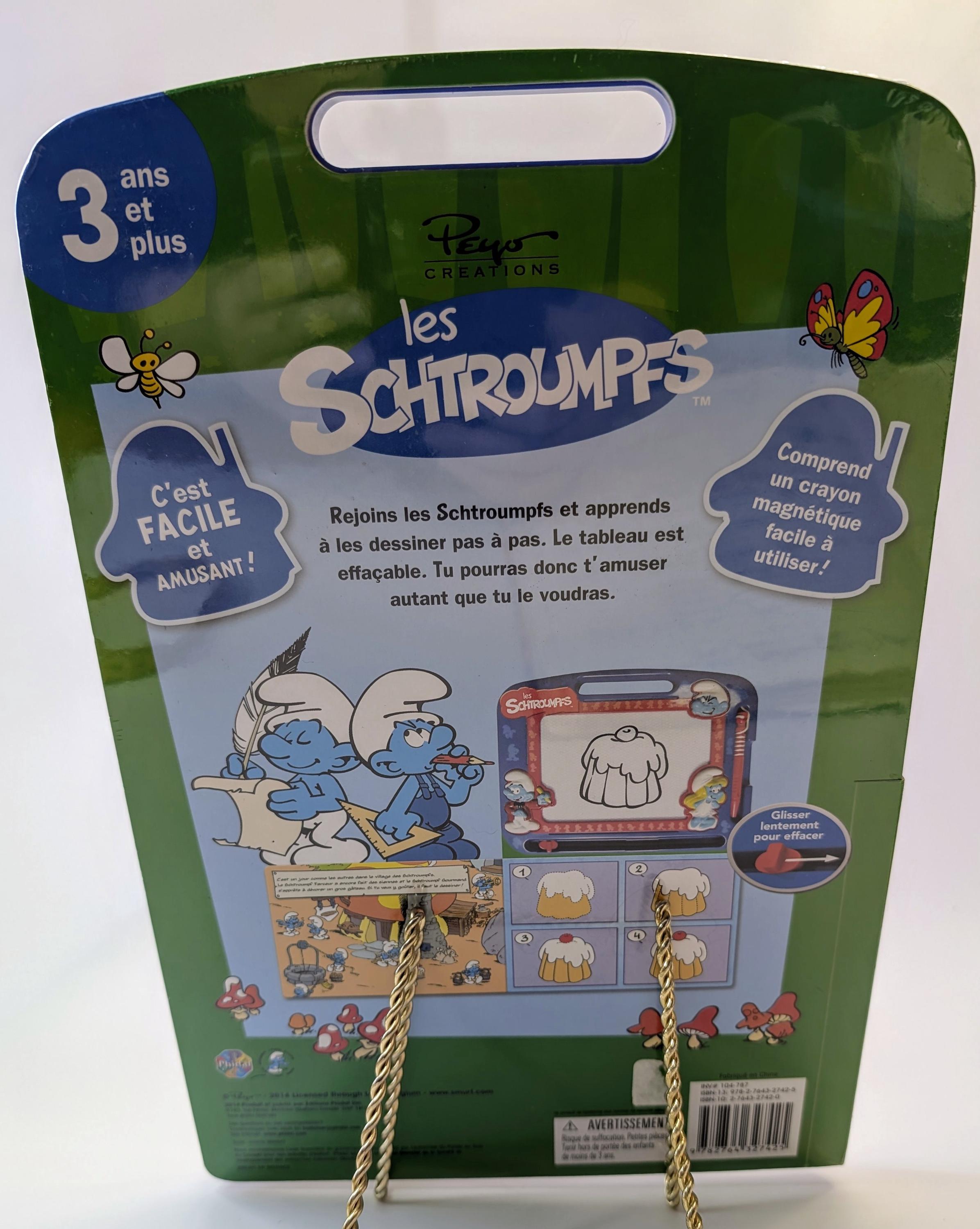 The Smurfs / Smurfs - Learn to Draw - Magic Painting - English - Etsy