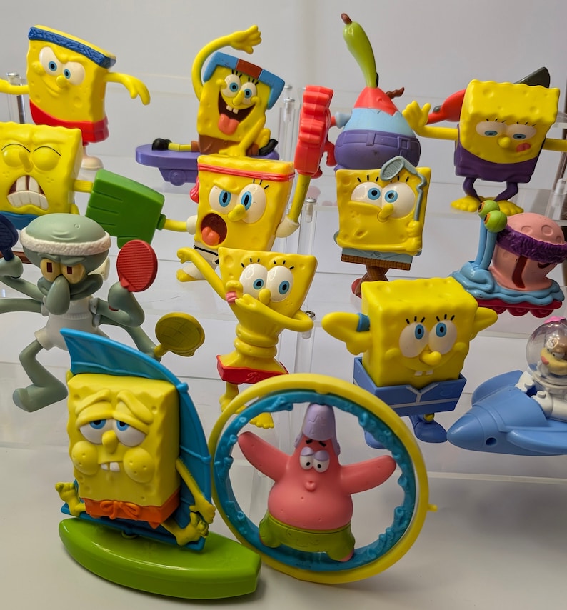 SPONGEBOB SQUAREPANTS - Toy Lot - All From Burger King - 12 Differents ...