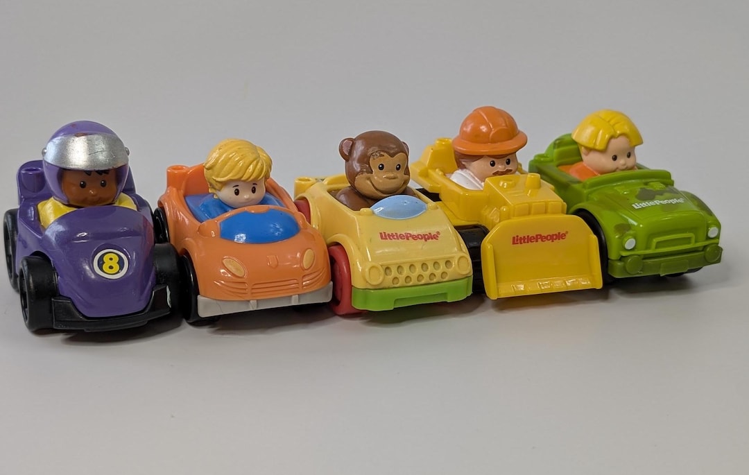 Fisher-price Little People - Wheelies - Car - Launch & Loop - Lot of 5 ...