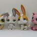 Hasbro - Littlest Pet Shop - LPS - Set of 4 - Pink Owl #496, Brown Owl ...