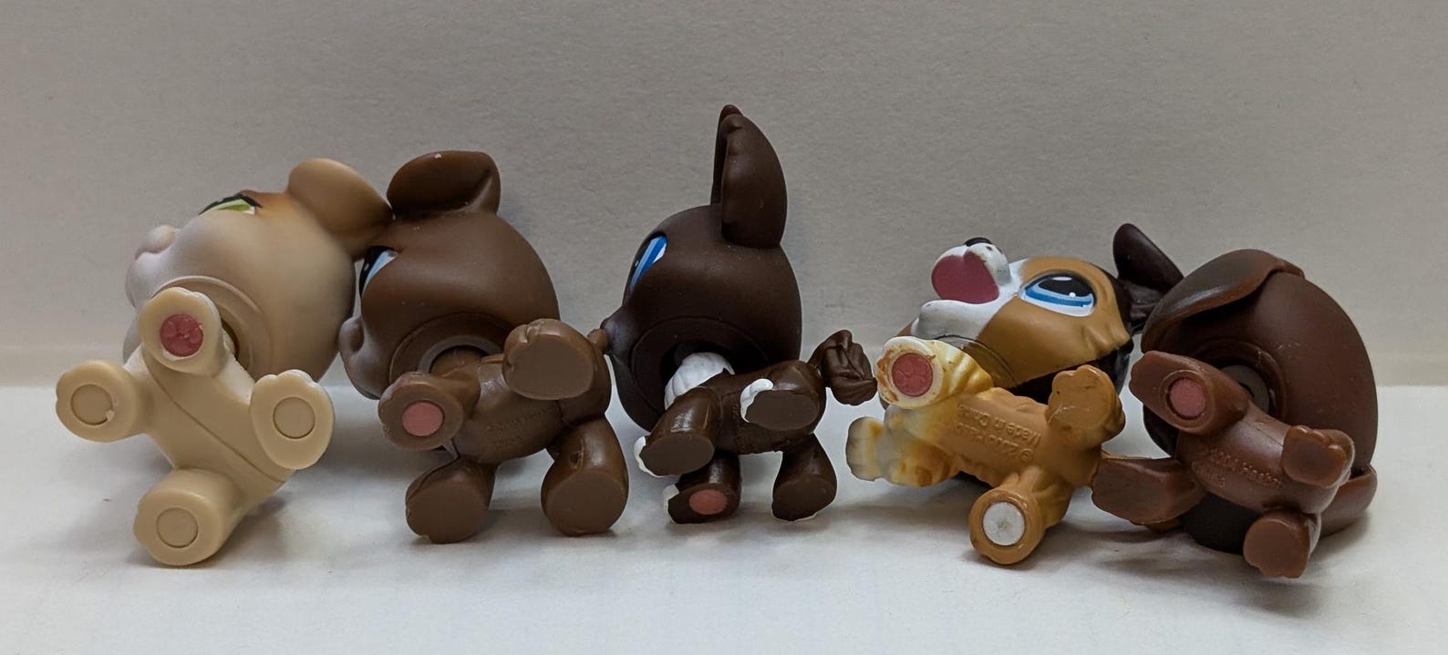 Hasbro Littlest Pet Shop LPS Pack of 5 Boxer 83, Blond Boxer 235 ...