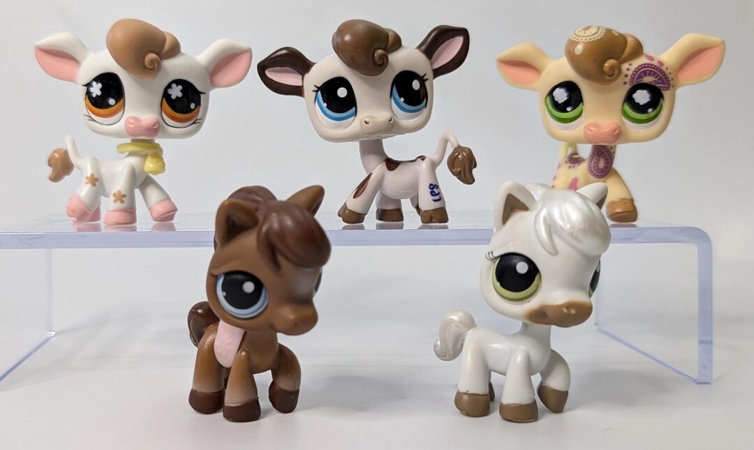 Littlest Pet Shop - Cow - Horse - Individually - LPS - Authentic ...
