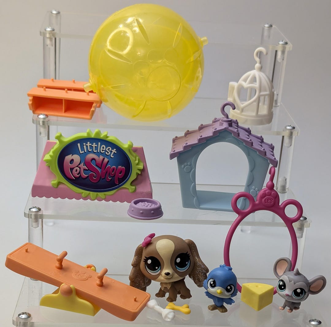 Hasbro - Littlest Pet Shop - LPS - Pet Shop Accessories LOT ...
