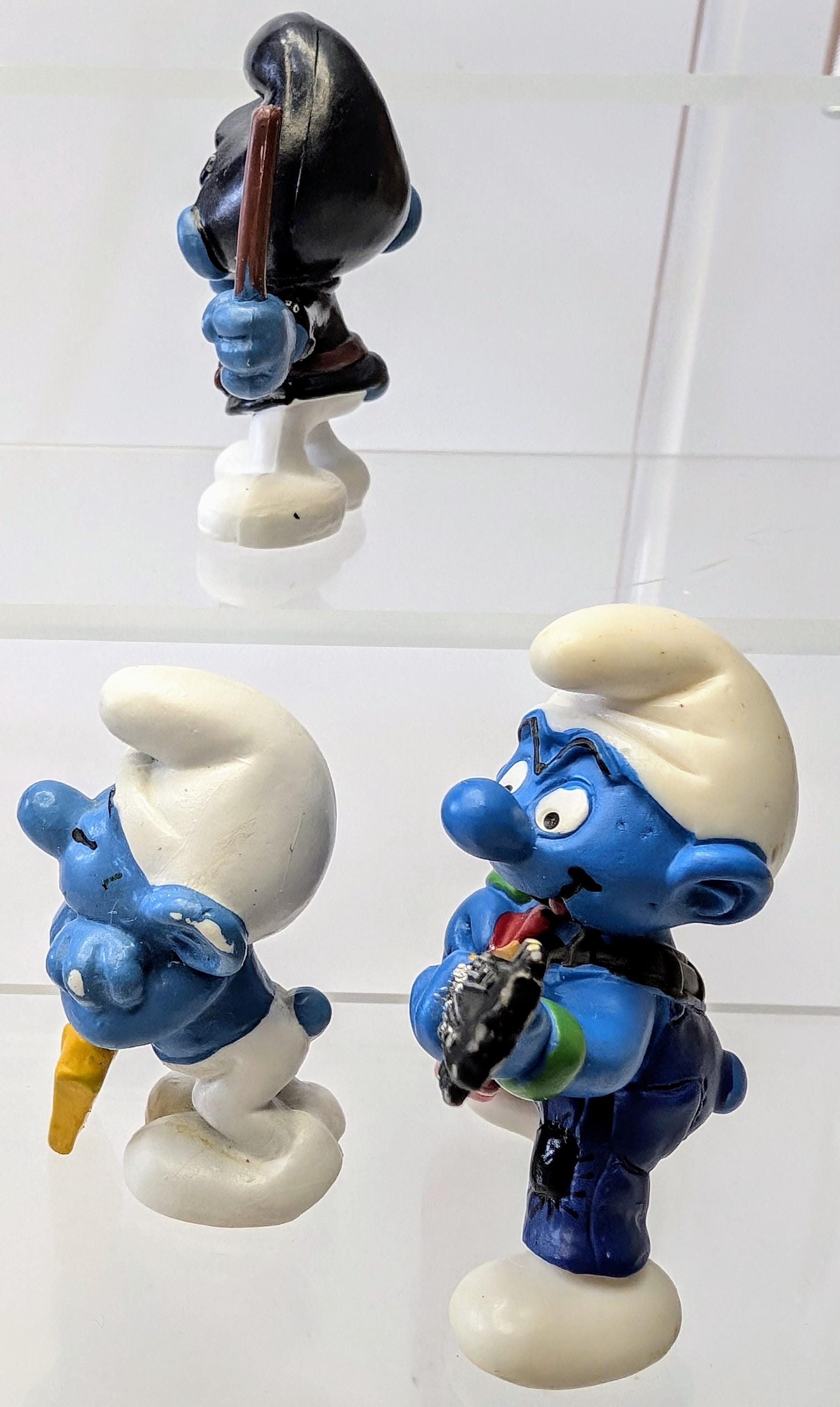 Vintage - the Smurfs - Small PVC Figurines - Lot of 3 - 2''tall - Etsy