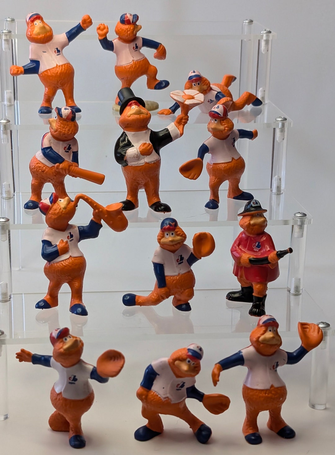 Vintage - 1986 Baseball Team EXPOS - Mascot YOUPPI - Figurine Complete ...