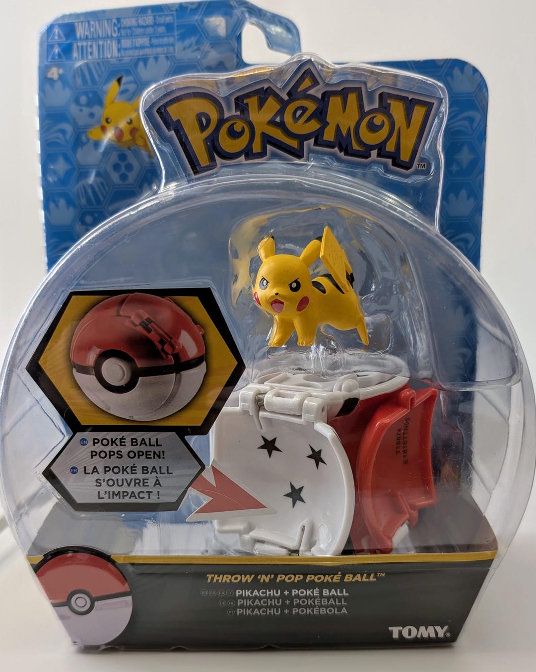 Nintendo Pokemon - Pikachu - 2'' Tall - Figure in Packaging - by TOMY ...