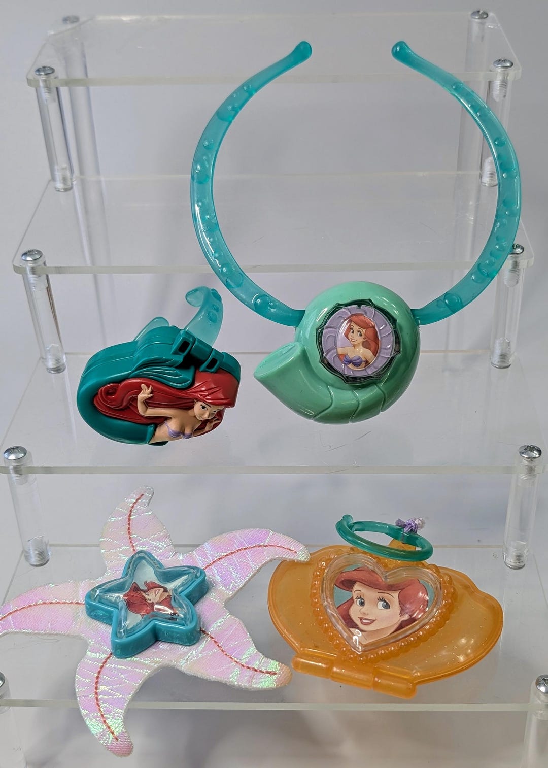 Disney - Mcdonald's Happy Meal - Little Mermaid - Ariel - Lot Toys - Etsy